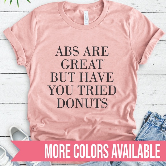 Tops | Abs Donuts Workout Gym Fitness Crossfit Pilates | Poshmark